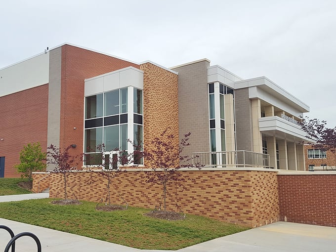 Mooresville's performing arts center combines modern architecture with small-town accessibility – culture without the big-city parking nightmare.