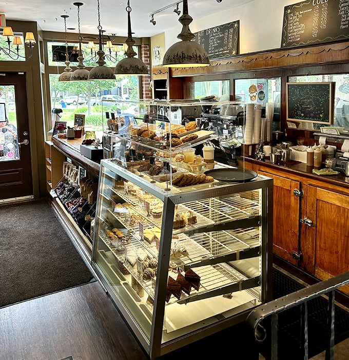 The pastry case: where willpower goes to die and "I'll just have coffee" turns into "I'll take one of each, please."
