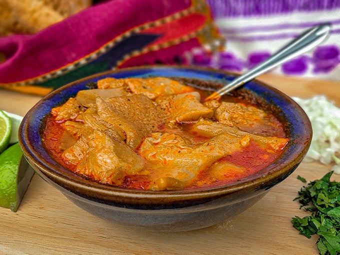 This isn't just soup – it's liquid comfort, a spicy embrace in a bowl that whispers "everything's going to be okay" with each steaming spoonful.