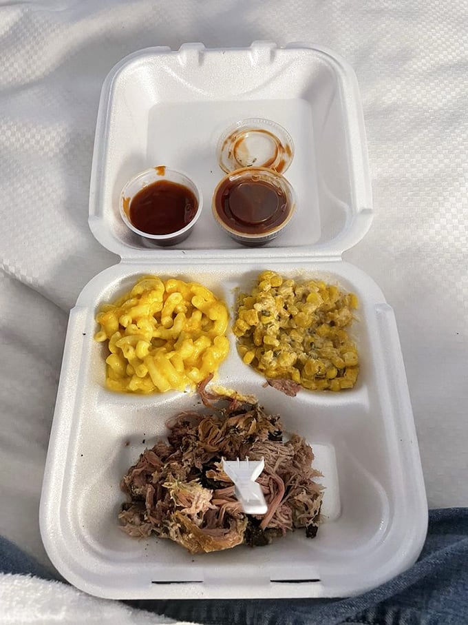Pulled pork and dual mac and cheese varieties – because sometimes one cheese profile simply isn't enough for life's big questions.