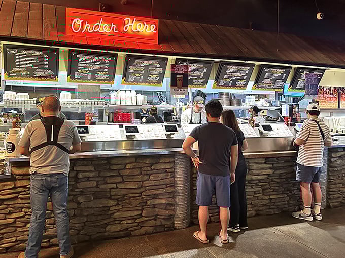 The gateway to flavor country. This ordering counter has witnessed countless first-timers transform into lifelong devotees after just one meal.