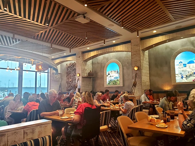 The dining room hums with the satisfied murmurs of patrons experiencing what might be the highlight of their vacation—or just a really good Tuesday.