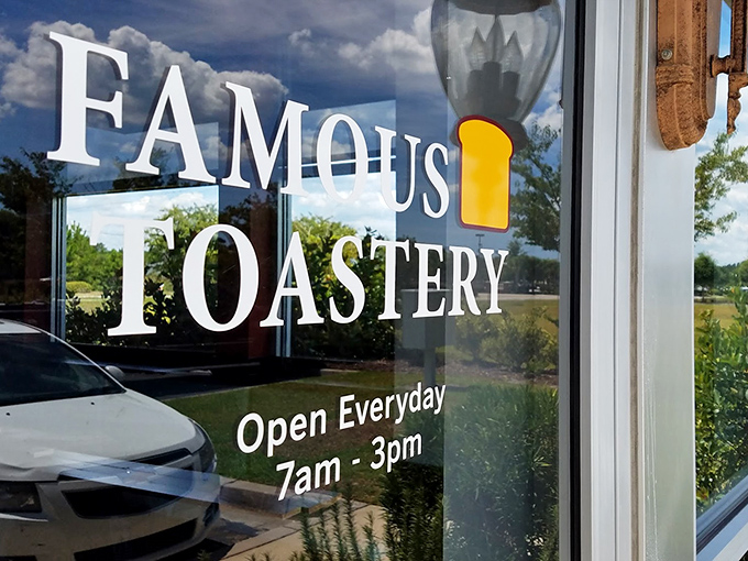 Open Everyday 7am-3pm—words that should be embroidered on a pillow for breakfast enthusiasts who understand time is merely a suggestion before coffee.