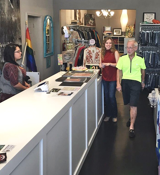 The checkout counter—where vintage dreams become reality and staff share stories about each piece's journey through time.