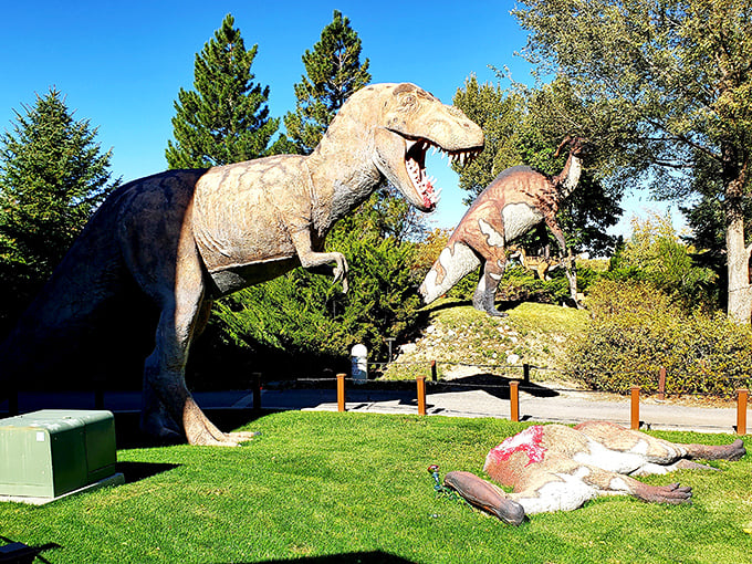 Dinosaur Park offers prehistoric thrills that delight visitors of all ages. These ancient residents don't complain about property taxes or play their music too loud.