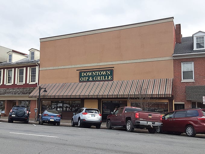 Downtown OIP & Grille—where "Original Italian Pizza" isn't just a menu item but a community tradition that costs less than your monthly streaming services.