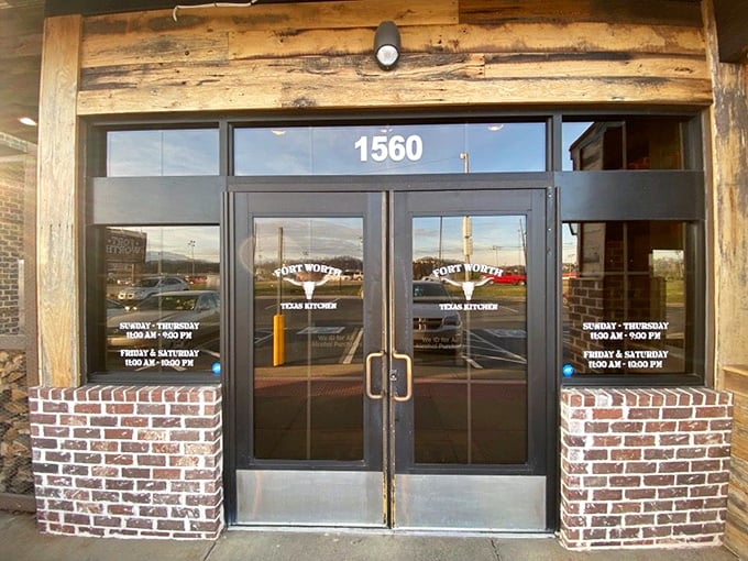 Business hours posted clearly—because knowing exactly when you can get your hands on these steaks is critically important information.