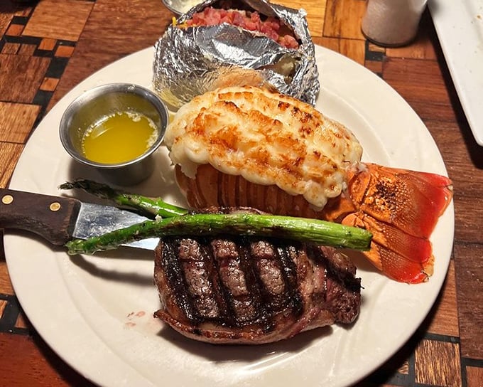 The surf and turf platter that answers the eternal question, "Why choose?" with a resounding "You absolutely shouldn't have to."