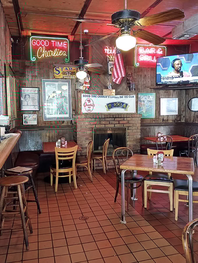 The bar area feels like it belongs in a movie—the kind where the protagonist always finds exactly what they're looking for.