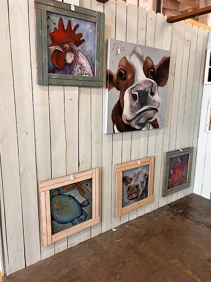 Farm animal portraits with more personality than most dating profiles. That cow is judging your life choices, and she might be right.