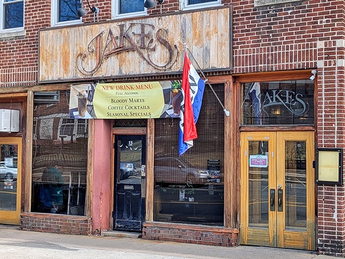 Jake's doesn't need fancy frills to promise a good time. It's the dive bar equivalent of that friend who always knows the best stories.