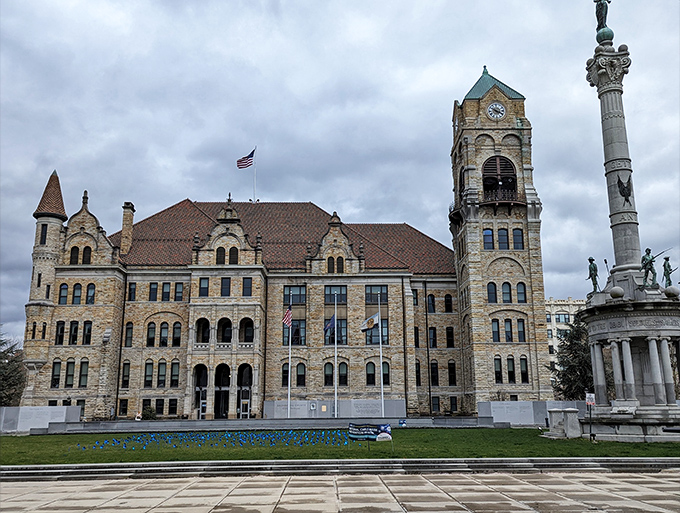 Government buildings that look like actual architecture instead of concrete boxes—your tax dollars bought something beautiful here.