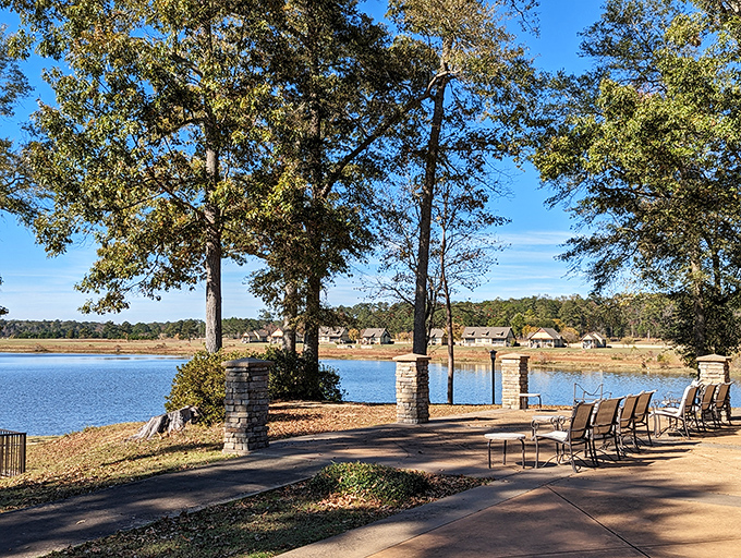 Lakepoint State Park offers waterfront relaxation where the only difficult decision is whether to nap in the sunshine or cast another line.