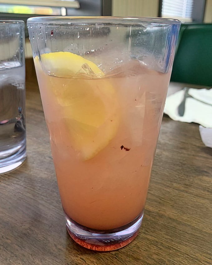 Pink lemonade that looks like it was squeezed from Oregon's summer sunset. This isn't just a beverage—it's liquid refreshment poetry.