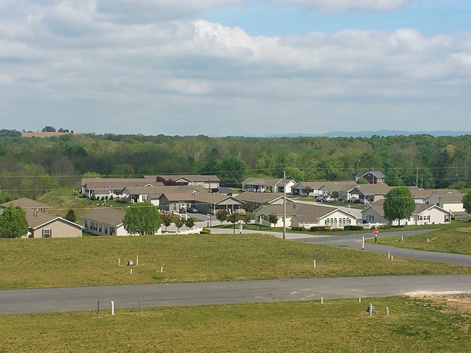 A neighborhood nestled in nature's embrace. Rolling hills provide the backdrop for this thoughtfully designed community of right-sized homes.