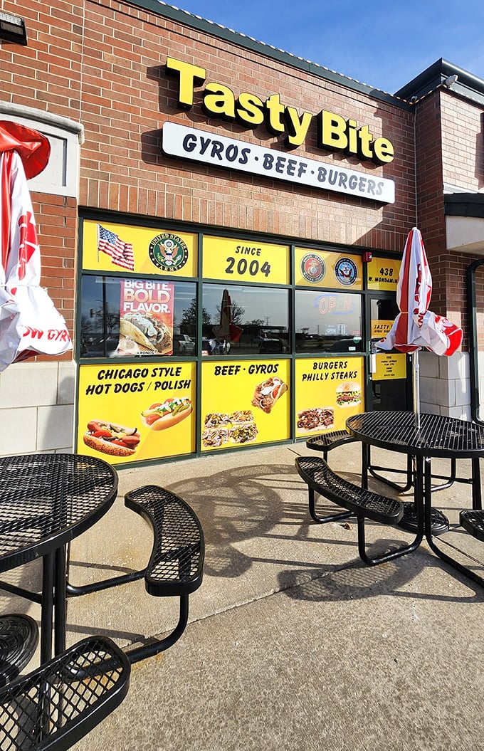 Those outdoor tables aren't just seating—they're front-row tickets to the simple pleasure of enjoying a great meal while watching the world go by.