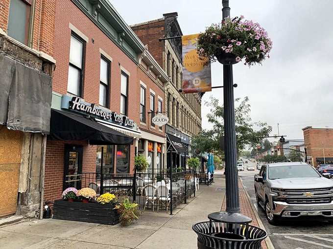 Not just a storefront but a piece of Delaware's identity – where hanging flower baskets and sidewalk seating invite you to slow down.