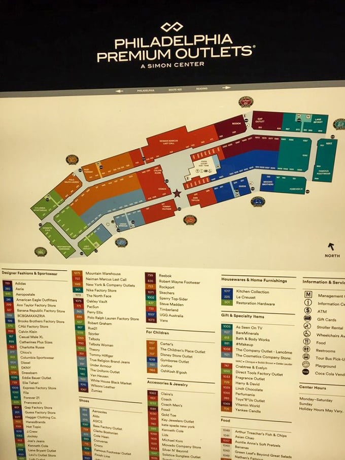 Your shopping roadmap to retail glory, because getting lost means missing deals and nobody wants that.