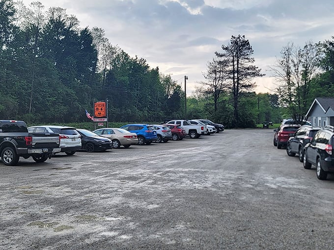 A packed parking lot tells the real story—when locals fill a restaurant on a weeknight, you know you've stumbled onto something special.