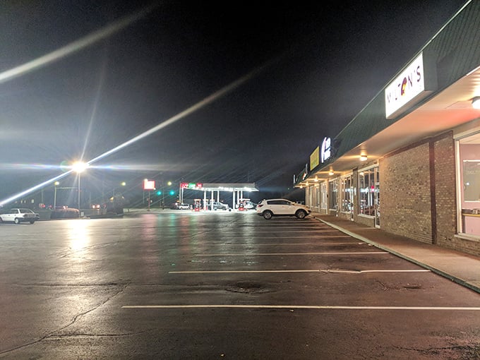 In the pre-dawn darkness, Milton's parking lot slowly fills with cars of the donut faithful, making their pilgrimage before the best sellers vanish.