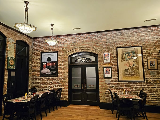 The "Milk Room" entrance promises a separate dining experience, though what happens behind those doors remains deliciously mysterious.