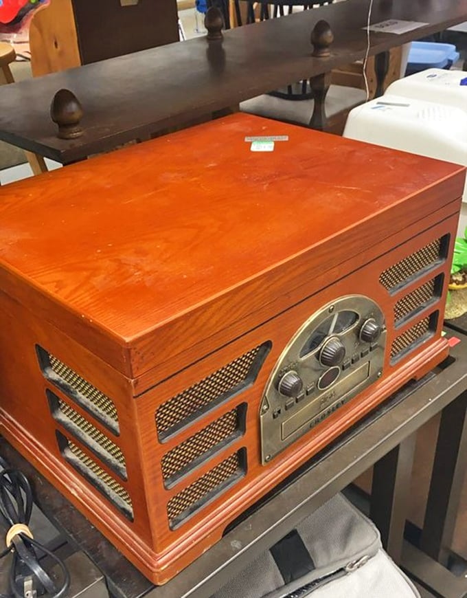 Vinyl enthusiasts, take note! This vintage-style record player combines old-school sound with modern convenience—perfect for your growing album collection.