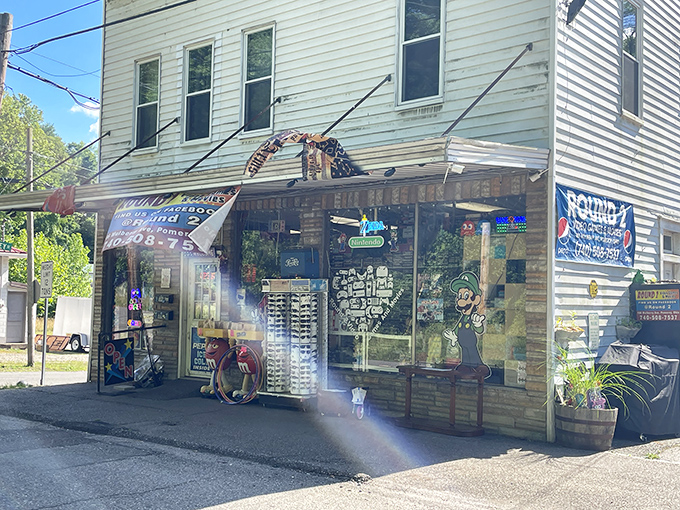 Round 2 corner store embodies small-town commerce at its most authentic. The kind of place where you can buy fishing bait, lottery tickets, and local gossip all in one stop.