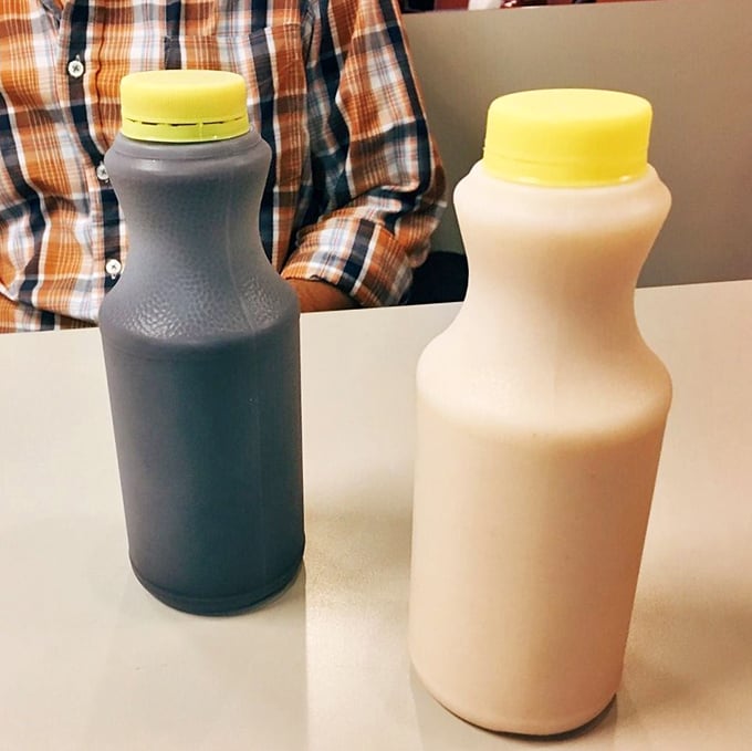 Traditional Senegalese juices in bottles—bissap and baobab bringing flavors you didn't know you needed in your life.