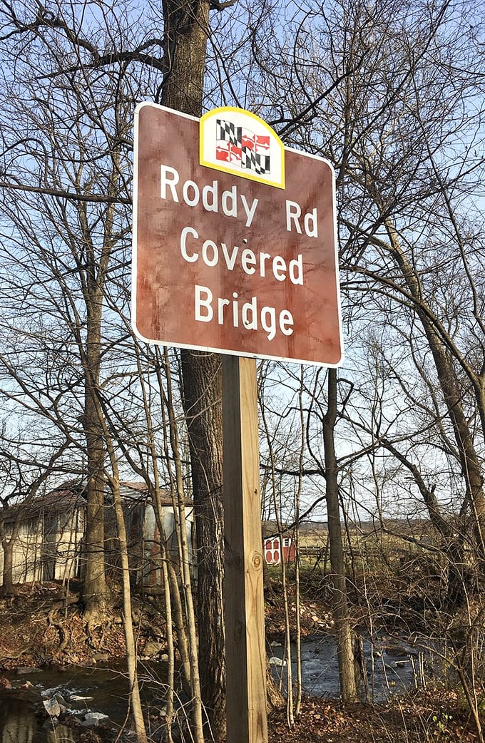 The sign might as well say "Instagram opportunity ahead" for travelers seeking that perfect blend of history and scenery.