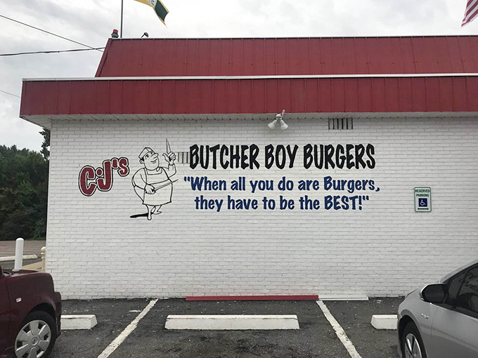 Their motto isn't just painted on the wall—it's the philosophy that makes every burger worth the drive.