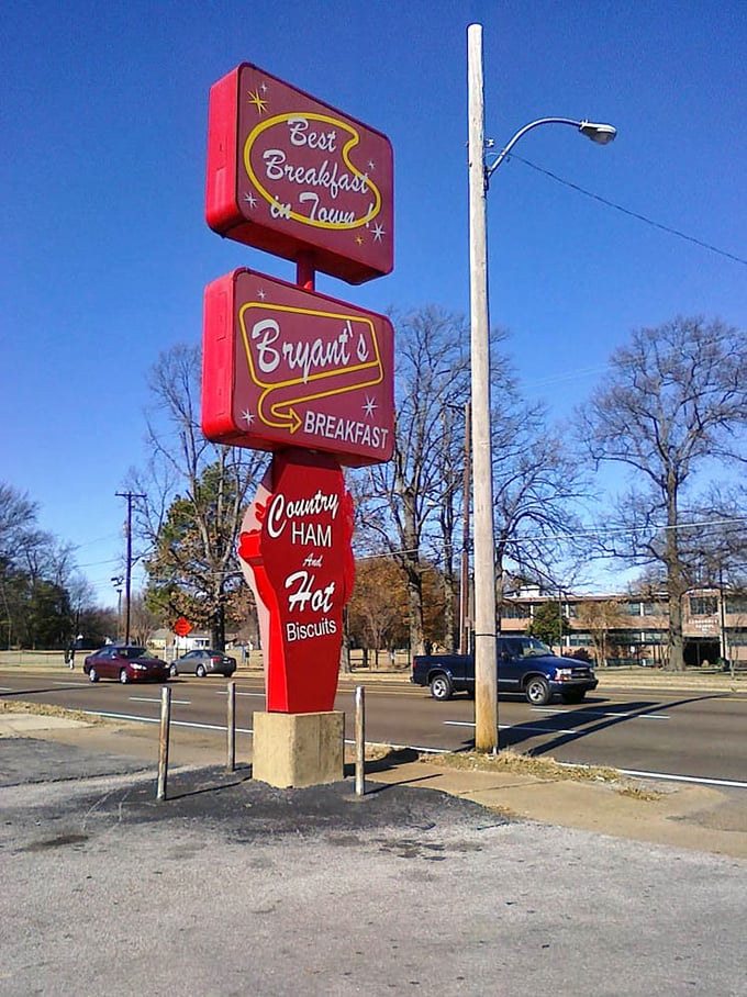 The vintage sign promises "Best Breakfast in Town" and locals know it's not just marketing—it's a documented fact that's been verified by countless taste buds.