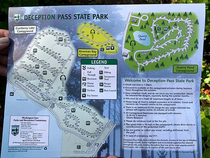 The treasure map to paradise, complete with campsite numbers. Planning your next adventure has never been more exciting.