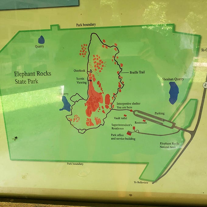 The treasure map to geological wonders – where X marks "you are about to have your mind blown by really old rocks."