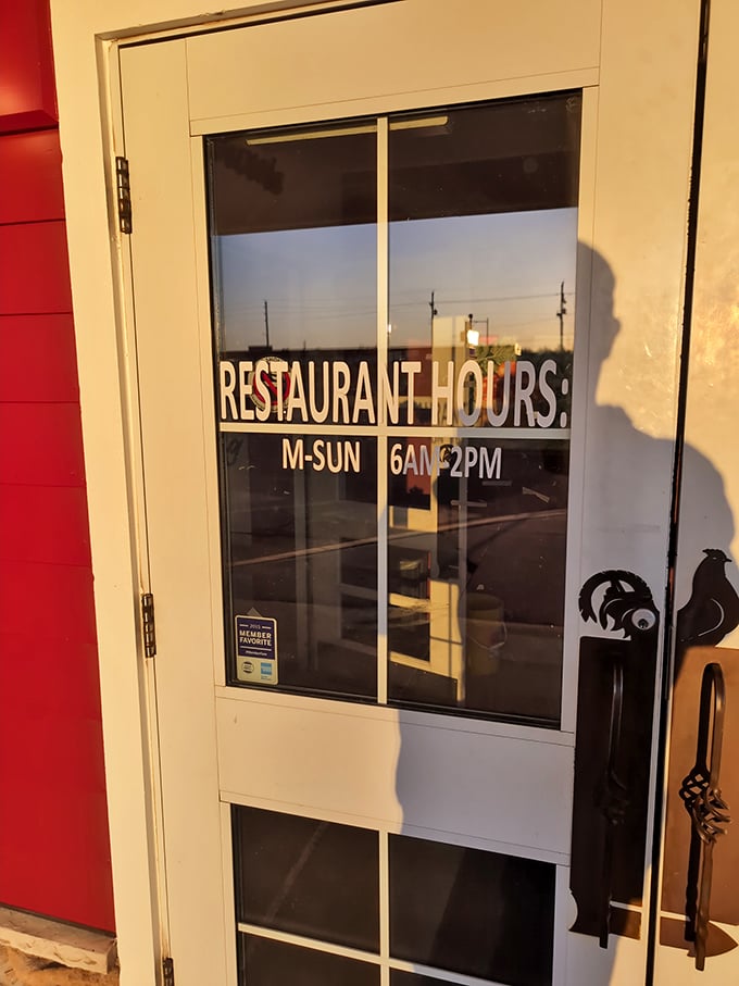 "Open 6AM-2PM" isn't just store hours—it's a time frame for happiness. Early birds get the cinnamon rolls; latecomers get the crumbs.