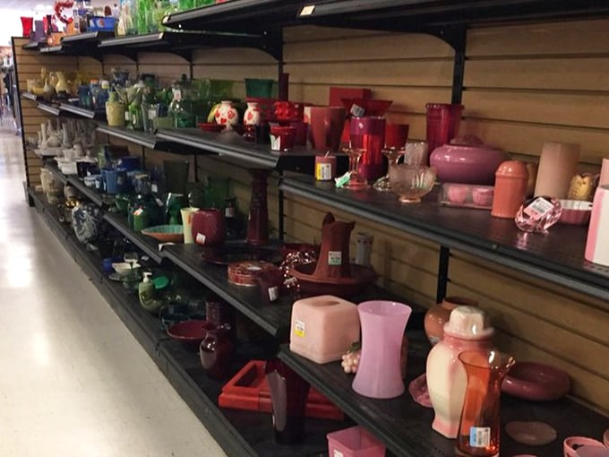 Color-coordinated vases create an ombré effect of possibility – each one ready to elevate supermarket flowers to centerpiece status.