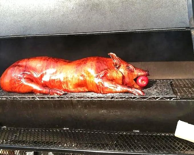 The whole hog experience isn't for the faint of heart—this is barbecue in its most primal, spectacular form.