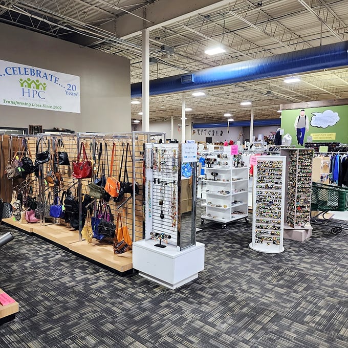 Accessories displayed with boutique-worthy care—proof that "pre-loved" doesn't mean "less lovable" when it comes to fashion statements.