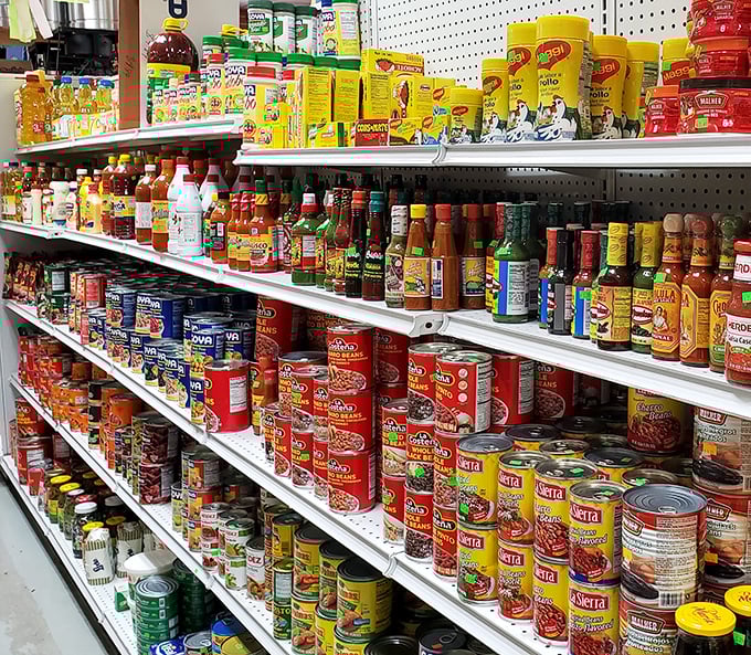 Their grocery section is like a passport to Mexican cooking at home, though your results may vary wildly.