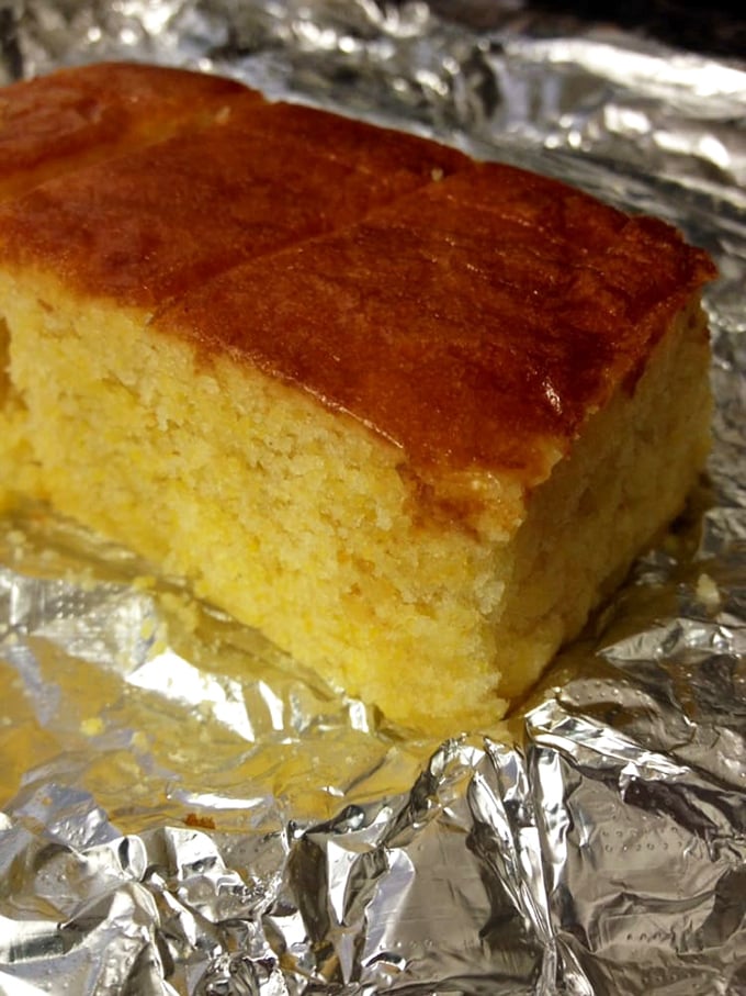 Cornbread that strikes the perfect balance between sweet and savory—moist enough to enjoy alone, sturdy enough to sop up every last drop of sauce.