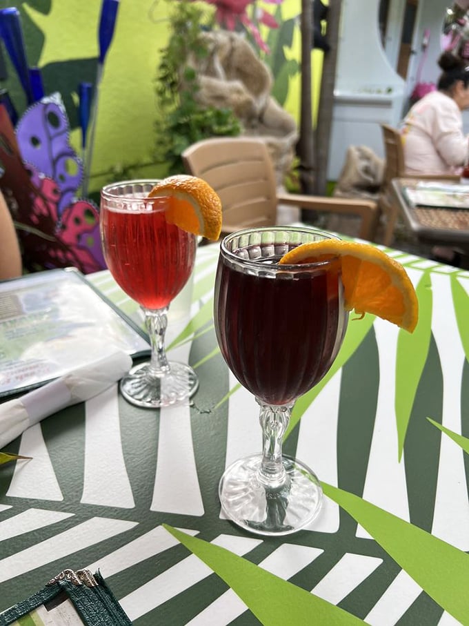 Mimosas with a view—because sometimes breakfast needs a splash of celebration to turn Tuesday into a tiny vacation.