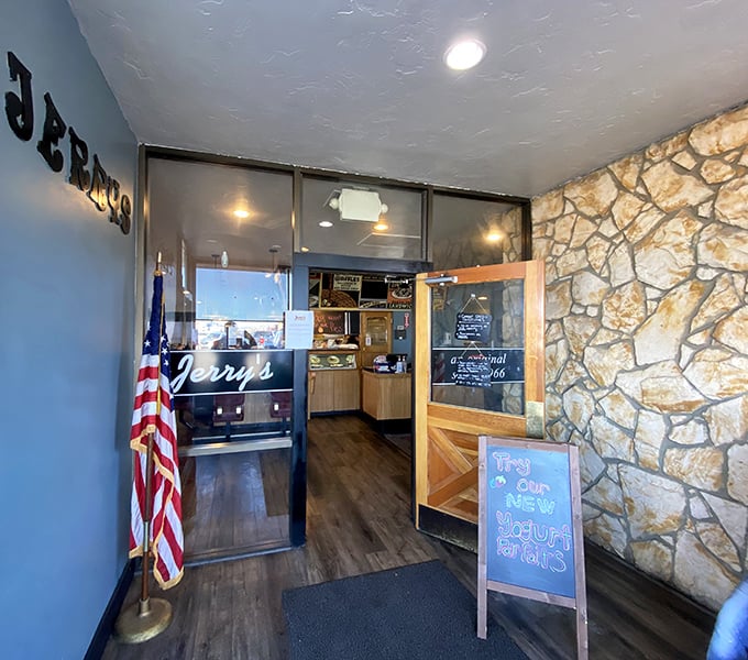 Step through these doors and leave your diet resolutions in the parking lot. That stone wall has witnessed countless "I'll start tomorrow" promises.