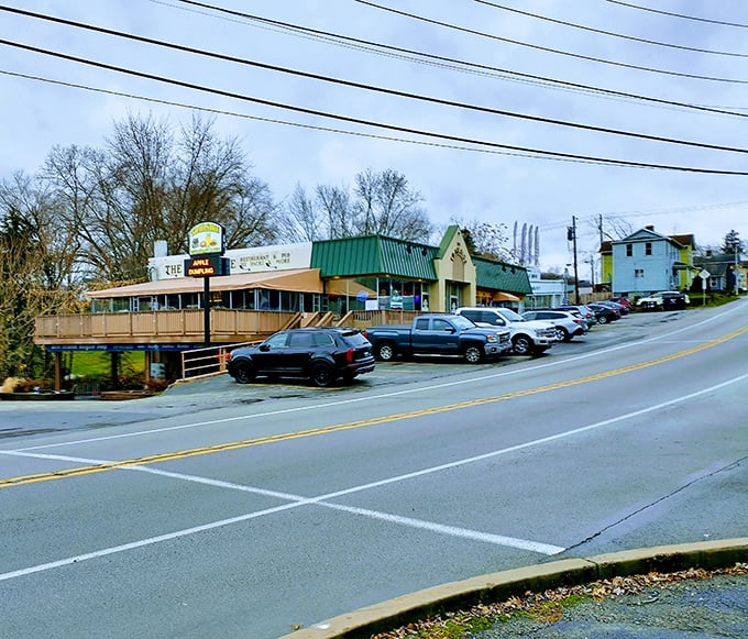 From across the street, The Trailside looks like a postcard from small-town America—the kind of place where food memories are made.