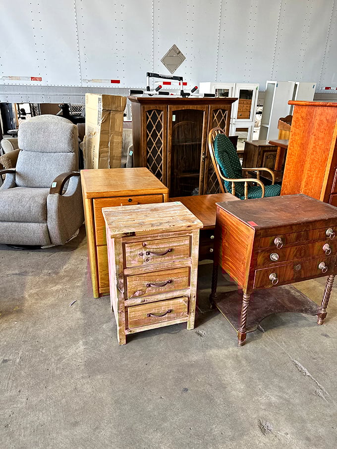 Solid wood furniture with the kind of craftsmanship that makes modern assembly-required pieces hang their particle board heads in shame.