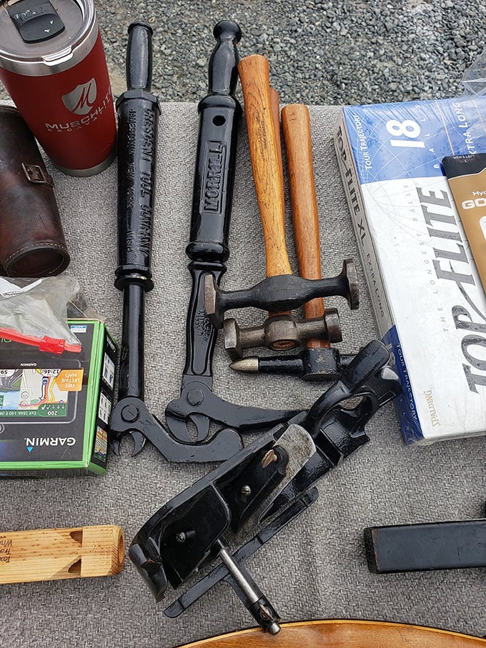 Tools with history in every handle—these vintage implements have built homes, fixed cars, and now wait for their next chapter of usefulness.