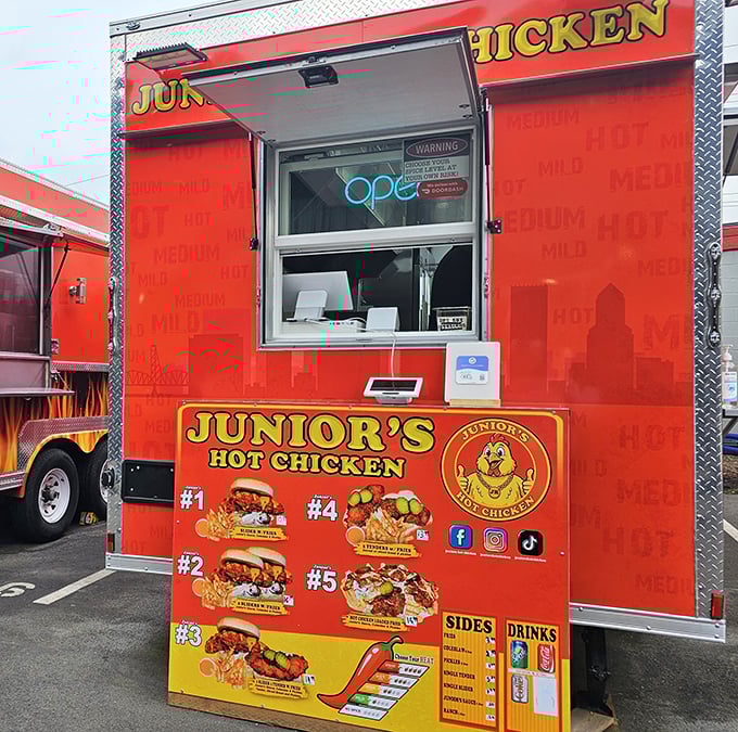 Junior's Hot Chicken brings the heat with fiery fried favorites that have developed their own passionate following among locals.