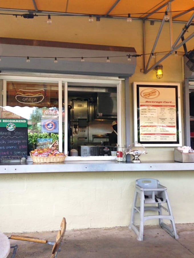 The menu board and ordering counter—where decisions are made that will impact the next fifteen delicious minutes of your life.