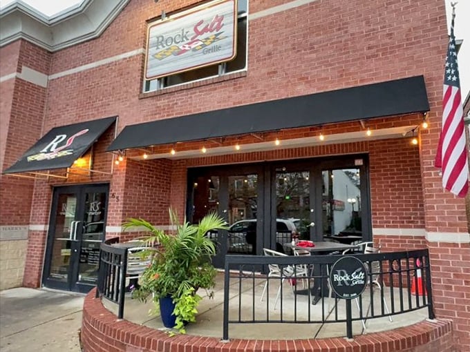 The outdoor patio—where fresh air and fresh seafood create the perfect Maryland dining equation. 