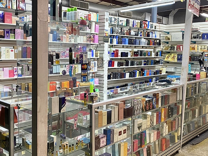 Scent central! This fragrance counter offers affordable alternatives to designer perfumes—because smelling good shouldn't break the bank.