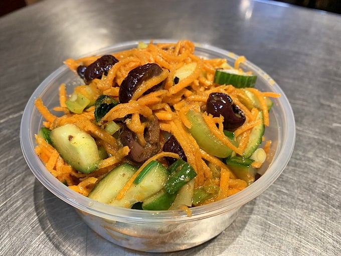 This isn't just a side salad—it's crunchy, colorful proof that vegetables can hang with the big meaty players at the BBQ table.