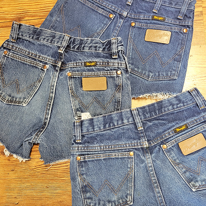 14. Wrangler denim heaven! These classic jeans have already done the hard work of breaking in – just add your own adventures.